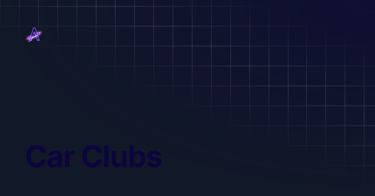 Car Clubs | Astro Roleplay Rulebook
